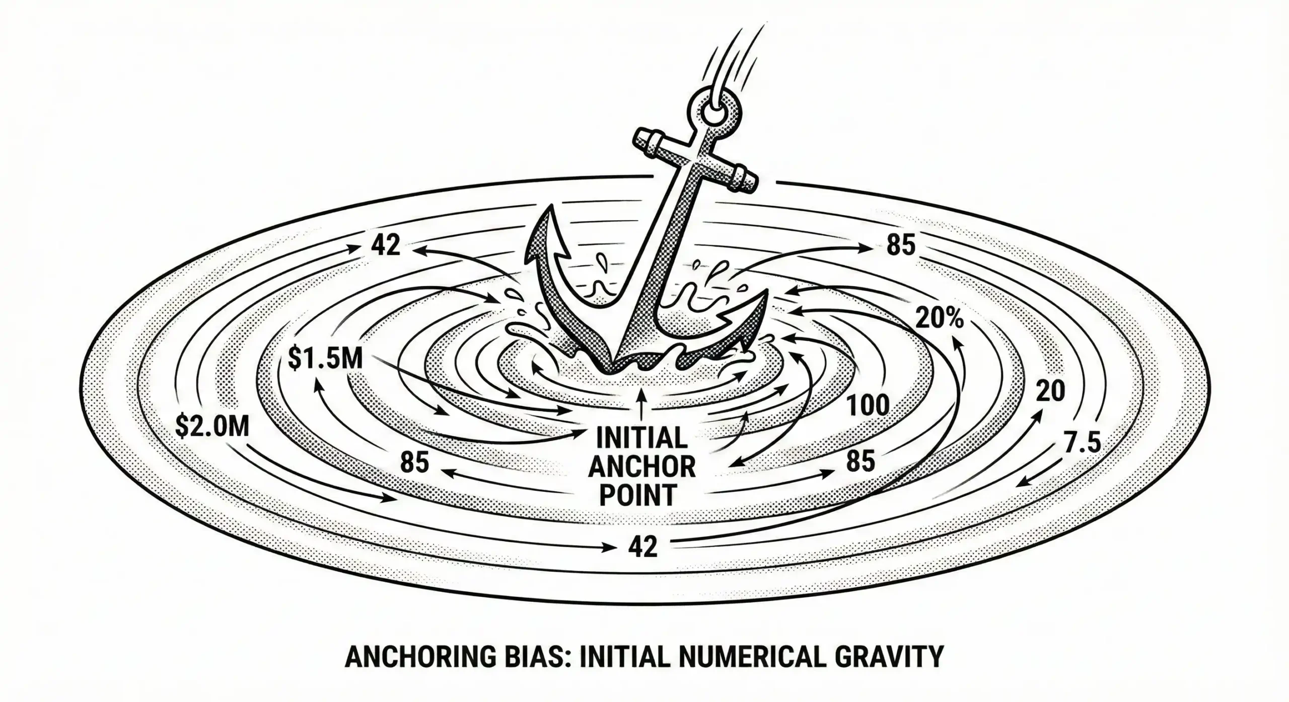 Anchoring Bias: Why the First Number Wins - Inversion Selling